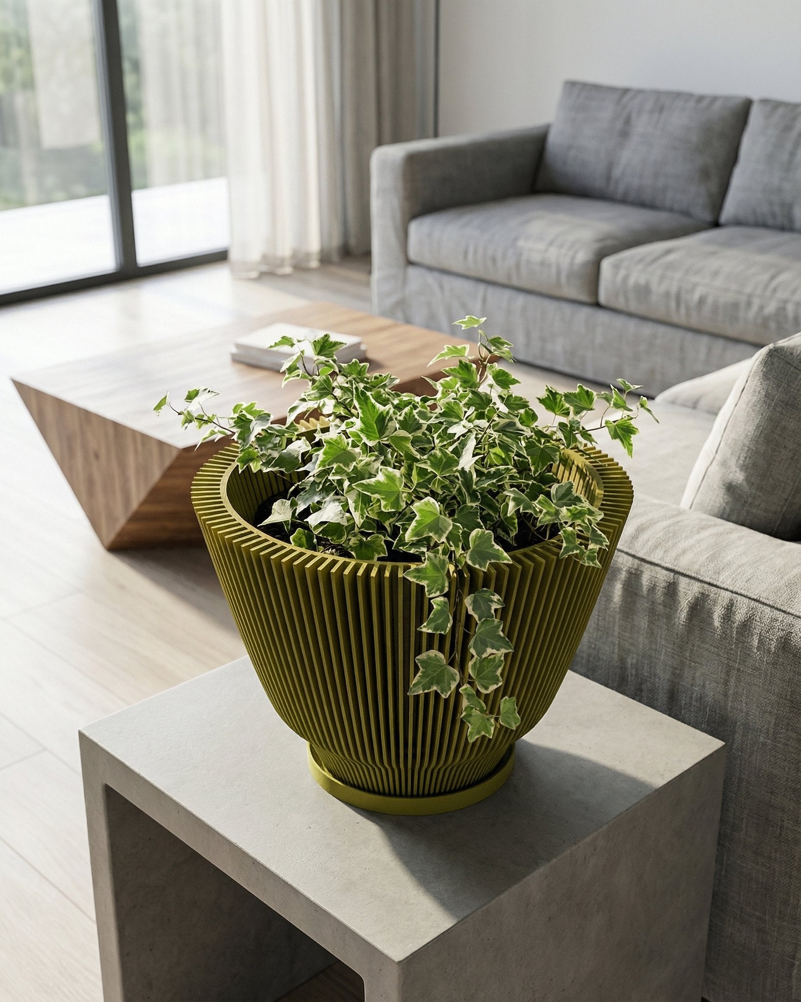 Planter Pot With Drainage, Saucer Included - Dawn – Tectle